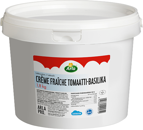 Arla Pro Arla Pro Crème Fraîche Tomaatti-basilika 1,8kg lton 1800 g